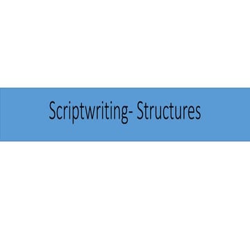 3 act structure simple overview | PPT