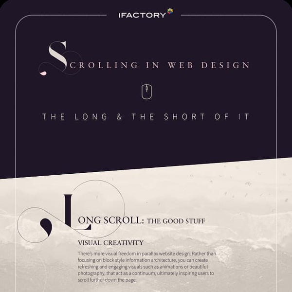 Scrolling in web design the long and the short of it