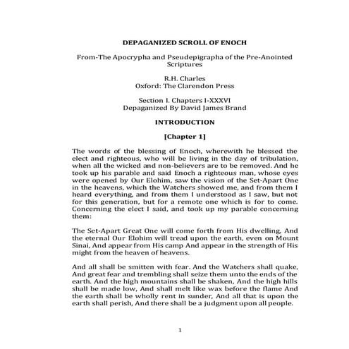Scroll of Enoch | DOCX