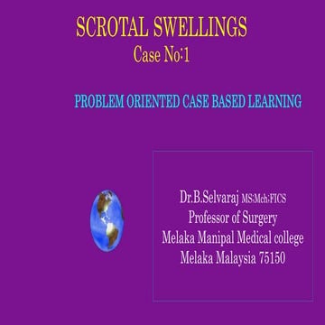 Scrotal swellings 1 | PPTX