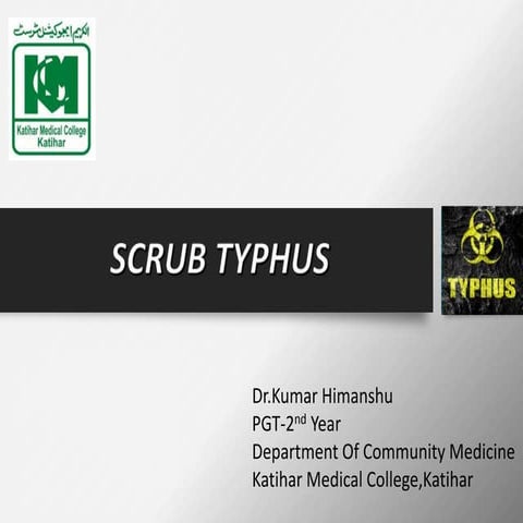 Scrub typhus | PPTX