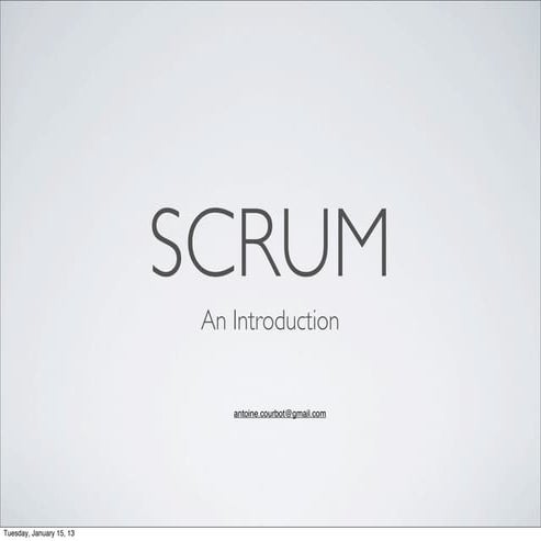 Scrum | PDF | Technology & Computing