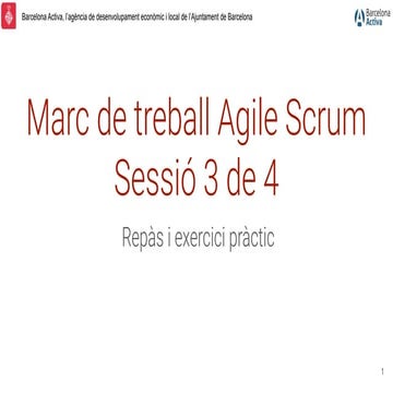 Scrum - Sessió 3 - Exercici pràctic | PDF
