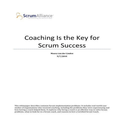 Coaching card example | PDF
