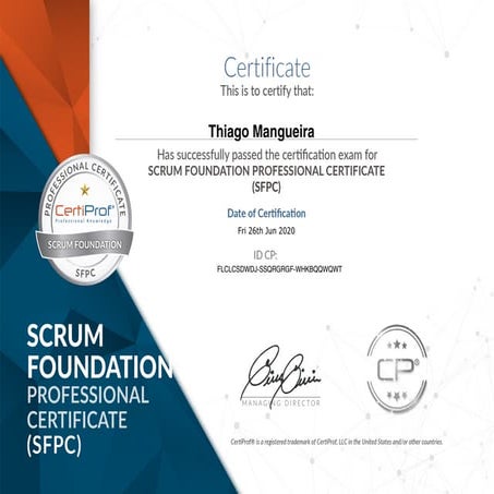 Scrum foundation professional certificate | PDF