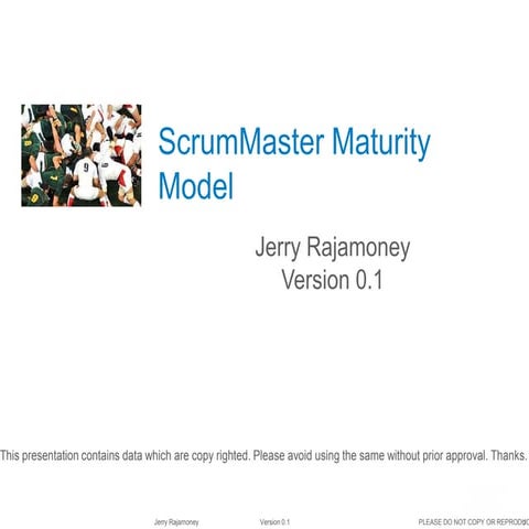 Scrum master maturity_model - for agile 2014 | PPTX | Resume Writing ...
