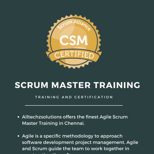 SAFe Scrum Master Certification | PDF