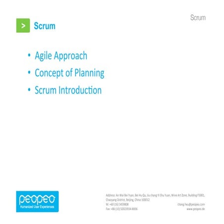 Scrum methodology | PDF