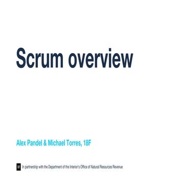 Scrum overview | PPT