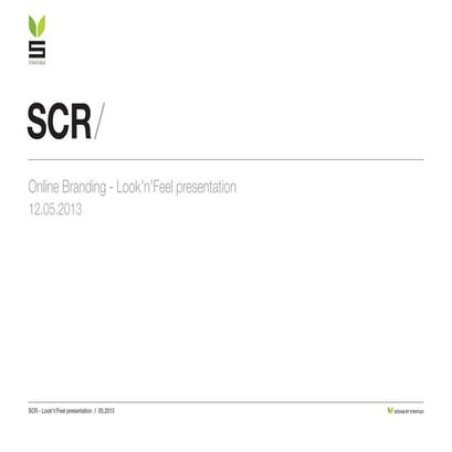 SCR website - presentation | PDF
