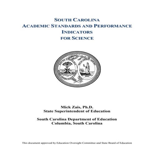 SC Science Academic Standards | PDF