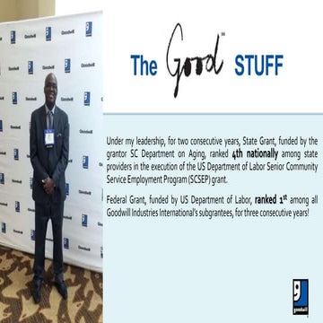 SCSEP: Goodwill Industries International 2019 Spring Conference; Fort ...