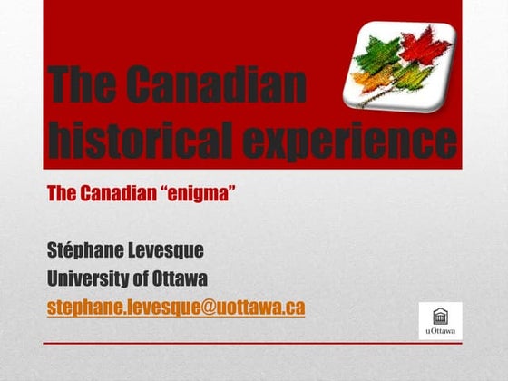 British Studies prezentacja - the history of Canada for intermediate ...