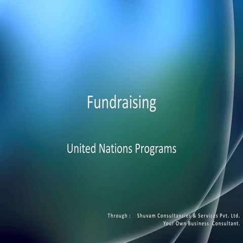 UNITED NATIONS DEVELOPMENT PROGRAMME | PPTX
