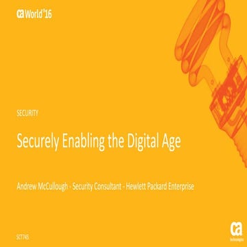 Securely Enabling the Digital Age | PPT