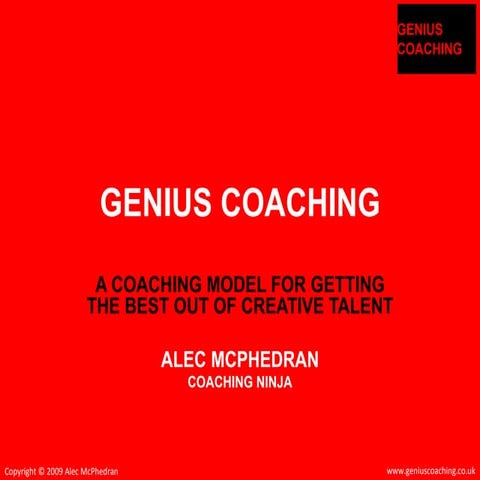 Genius Coaching Model | PPT