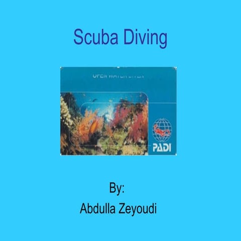 Scuba diving | PPT