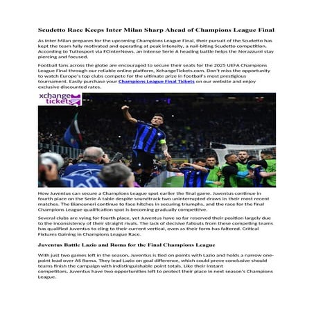 Scudetto Race Keeps Inter Milan Sharp Ahead of Champions League Final.docx