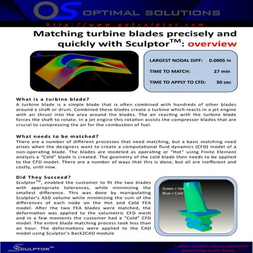 Turbine Blade hot-to-cold shape matching | PDF
