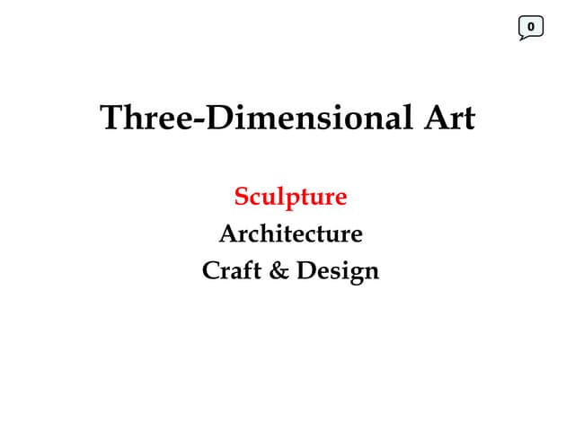 Types, mediums, techniques and materials in sculpture art | PPTX