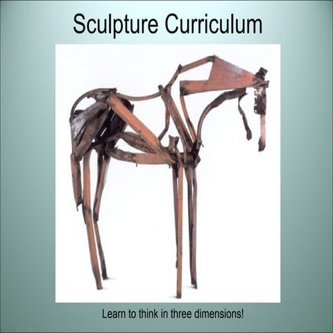 Sculpture Curriculum | PPT