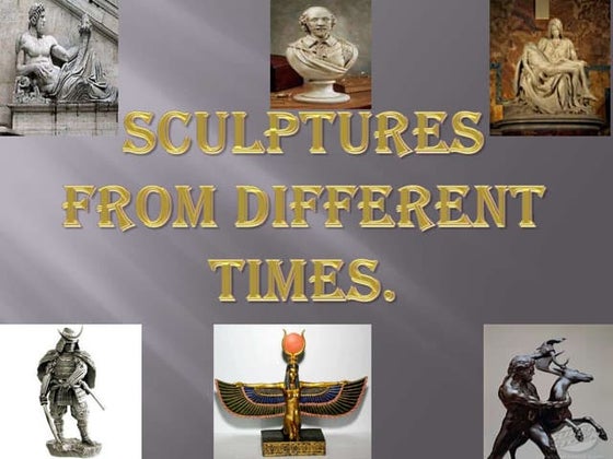 Timeline for the history of sculptures | PDF
