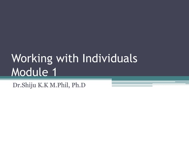 Field work practice in social work | PPTX