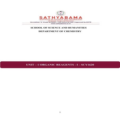 Organic chemistry pdf about reagents all | PDF