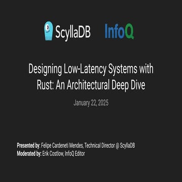 Designing Low Latency Systems With Rust An Architectural Deep Dive Ppt