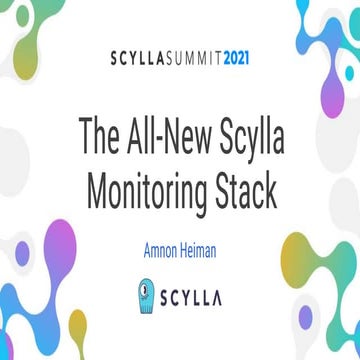 The All-New Scylla Monitoring Stack | PPT