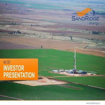 SandRidge May 2017 Investor | PDF