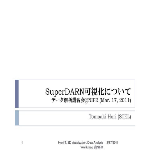 Inter-university Upper atmosphere Global Observation NETwork | PPT