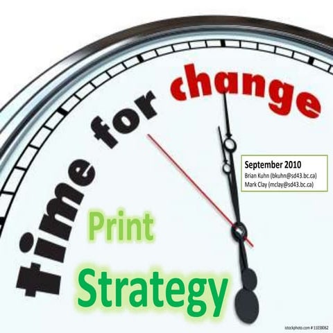 Sd43 school district print strategy | PPT