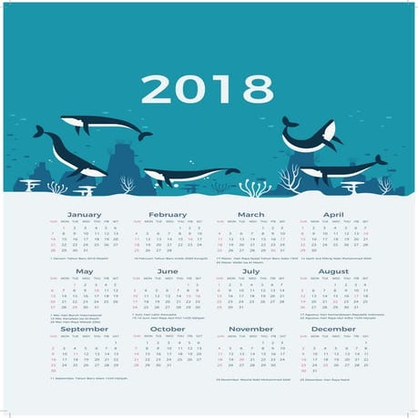 Free Printable - Kalender Meja 3 | PDF