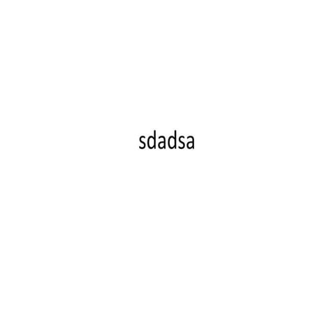 Sdadsa | PPTX
