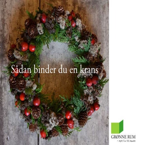 Sådan binder du en krans | PPTX