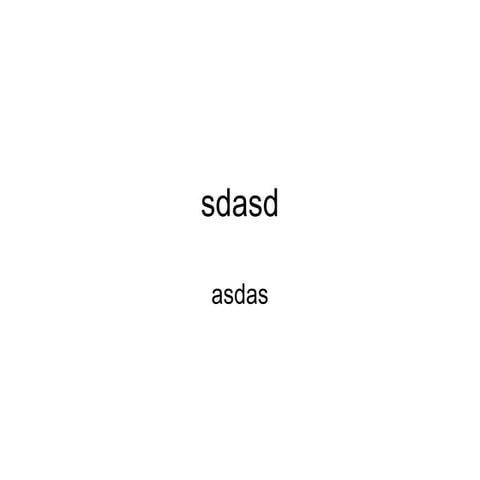 Asdasdadasdas | PPTX