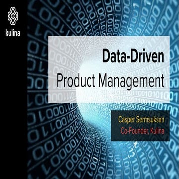 Data Driven Product Management | PPT