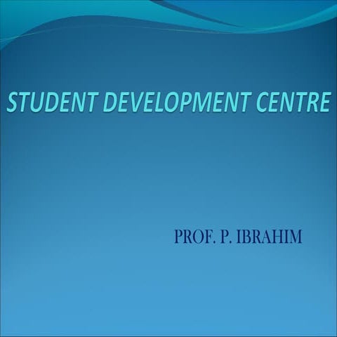 STUDENT DEVELOPMENT COUNSELLING | PPT