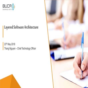 Layered Architecture Software Architecture Pattern Pptx Computer