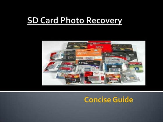 Flash card recovery mac | PPT