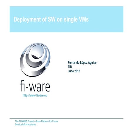 SDC presentation (FIWARE Cloud GEi) | PDF