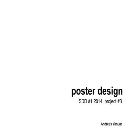 Digital Poster Design Workshop | PPT