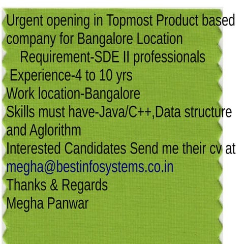 SDE II Professionals | ODP