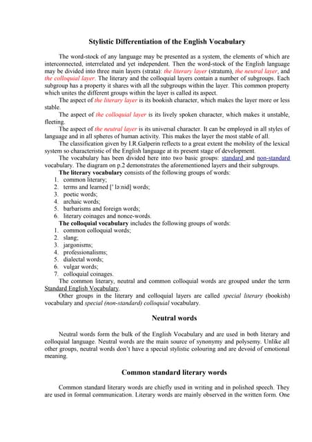 Stylistics: Style as Deviation, Variation and Foregrounding | PPT