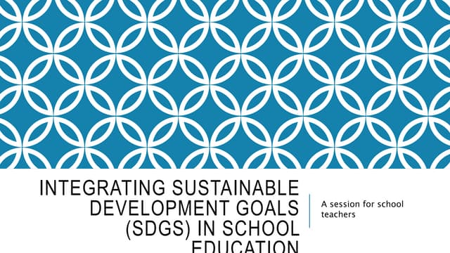 SDG 4 | PPT
