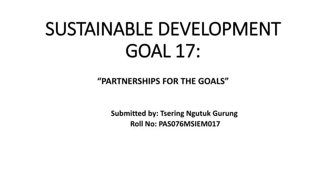 Sdg 8 presentation | PDF