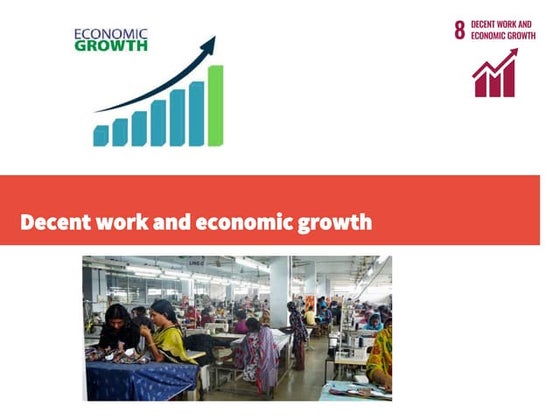 decent work and economic growth | PPT