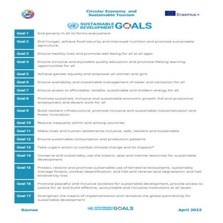 Sustainable Development Goals list | PDF