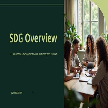 Sustainable Development Goals - 17 - Partnership for the Goals | PPTX